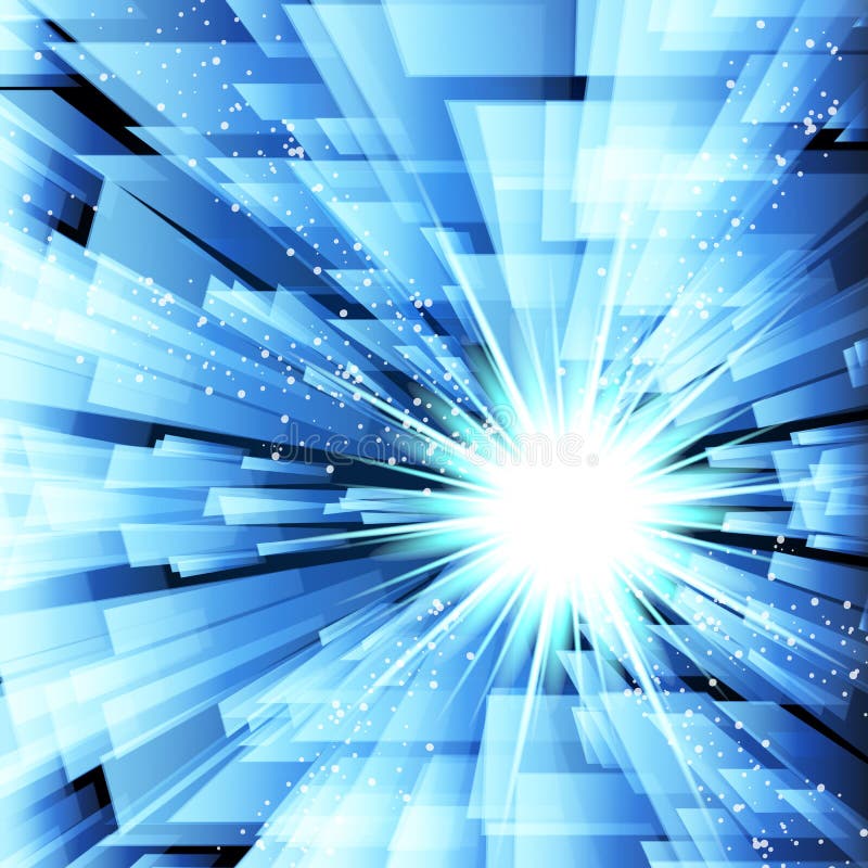 Fondo azul abstracto ilustración del vector. Ilustración de contexto ...