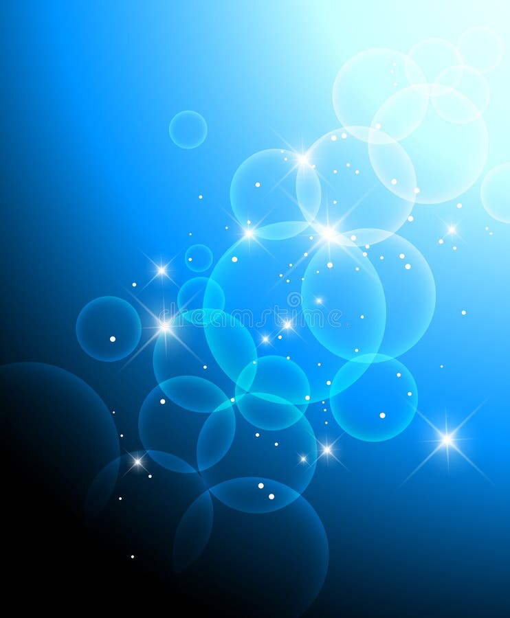 Fondo azul abstracto ilustración del vector. Ilustración de fluir ...