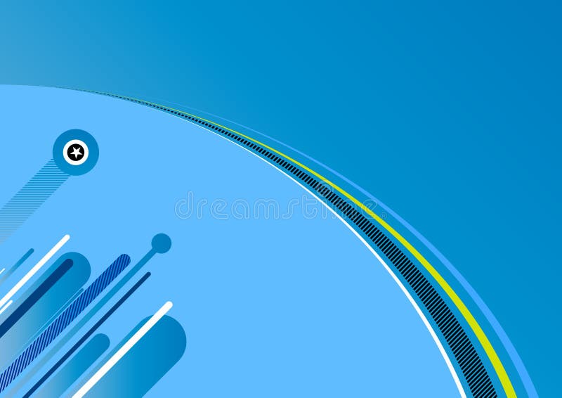 Rayas azules abstractas ilustración del vector. Ilustración de fondo ...