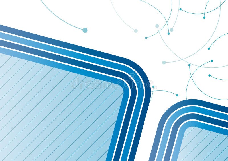 Rayas azules abstractas ilustración del vector. Ilustración de fondo ...