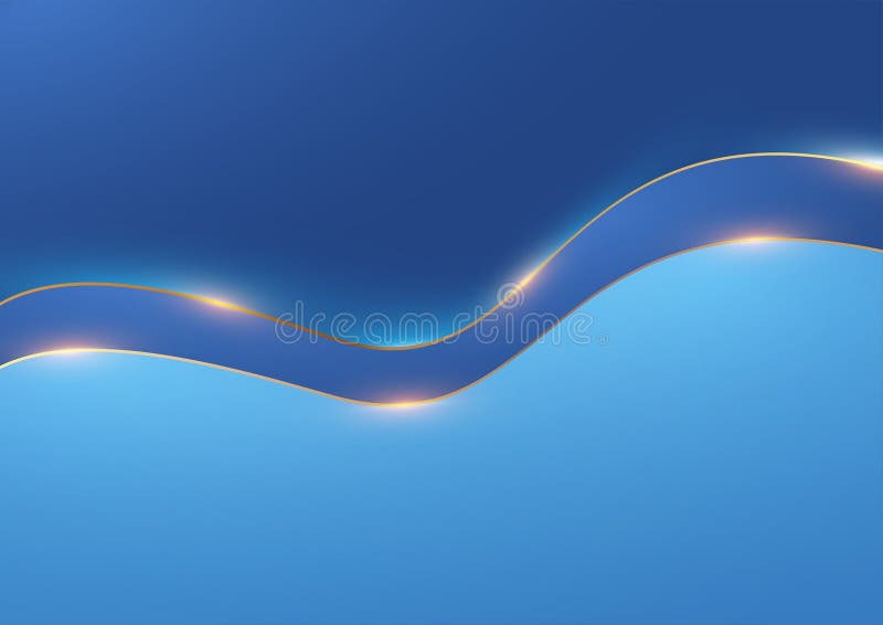 Fondo Azul Abstracto Con Efectos De Luz Ilustración del Vector ...