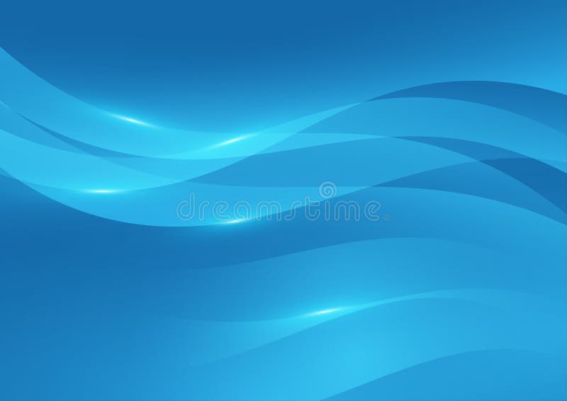 Fondo Azul Abstracto Con Efectos De Luz Ilustración del Vector ...