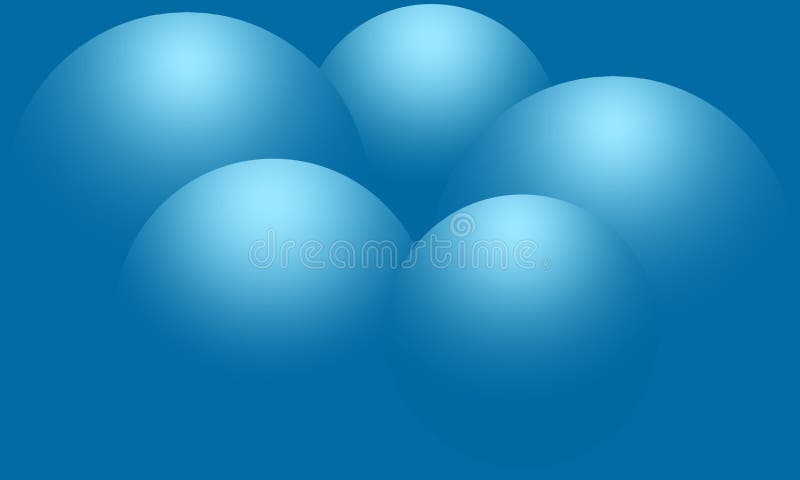 Fondo Azul Abstracto Con Las Bolas Ilustración del Vector - Ilustración ...