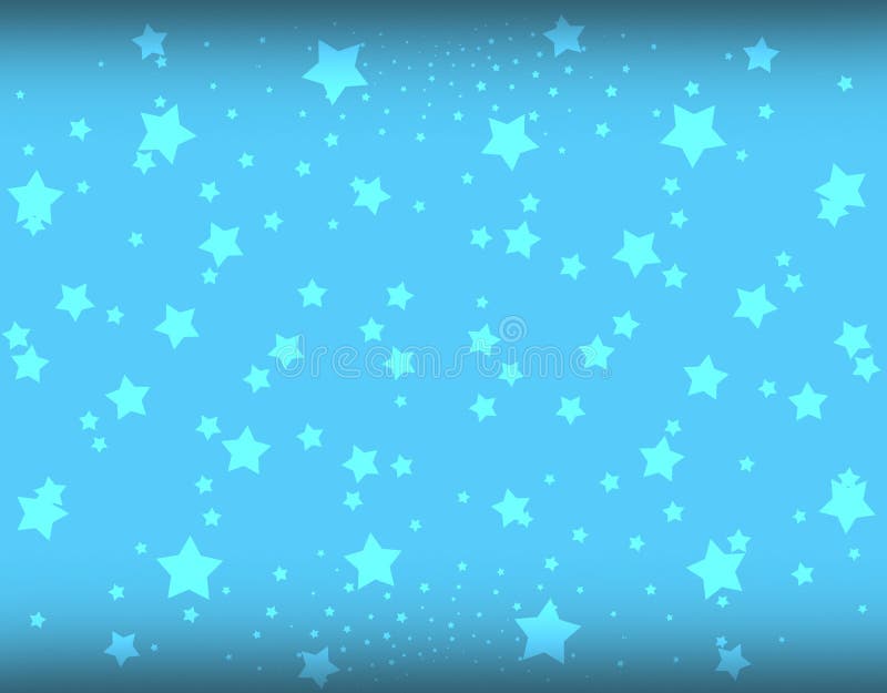 Fondo Azul Abstracto Con Las Estrellas Stock de ilustración ...