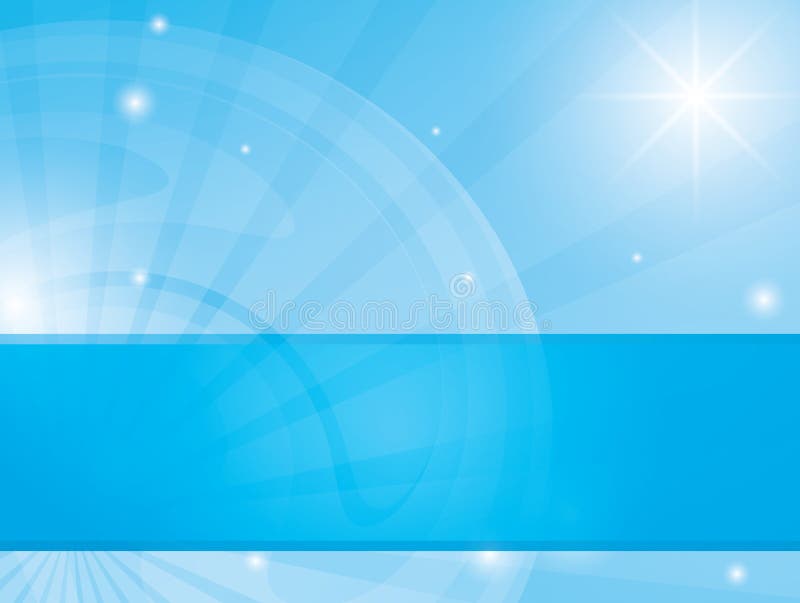 Fondo Azul Abstracto Con Rayos Radiantes -eps Ilustración del Vector ...