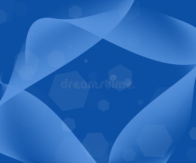 Fondo Azul Abstracto Con Pendiente De La Flor Stock de ilustración ...