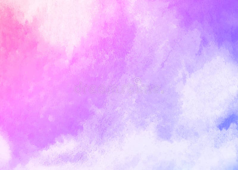 Fondo Azul Abstracto De La Acuarela De La Lila Stock de ilustración ...