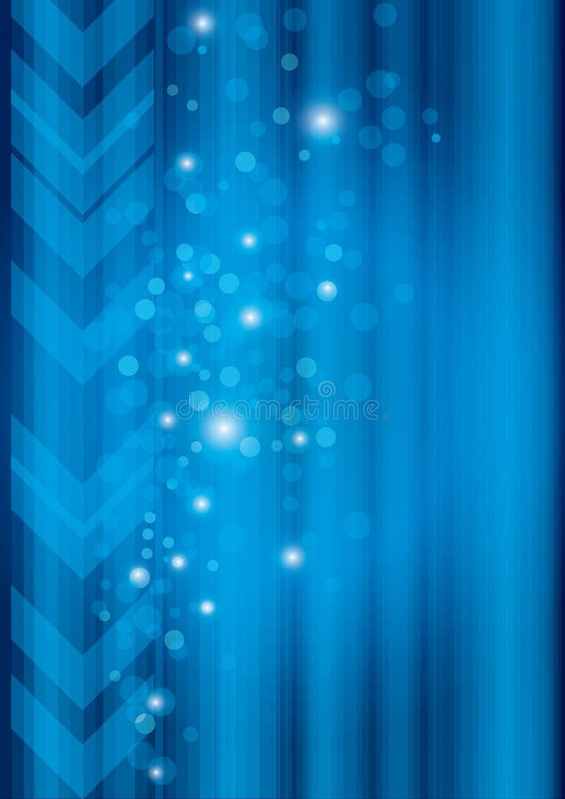 Fondo Luminoso Horizontal De Tecnología Azul Abstracto. Patrón De ...