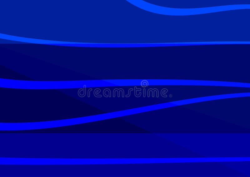 Fondo Azul Abstracto Rectangular Plantilla Horizontal Ilustración del ...