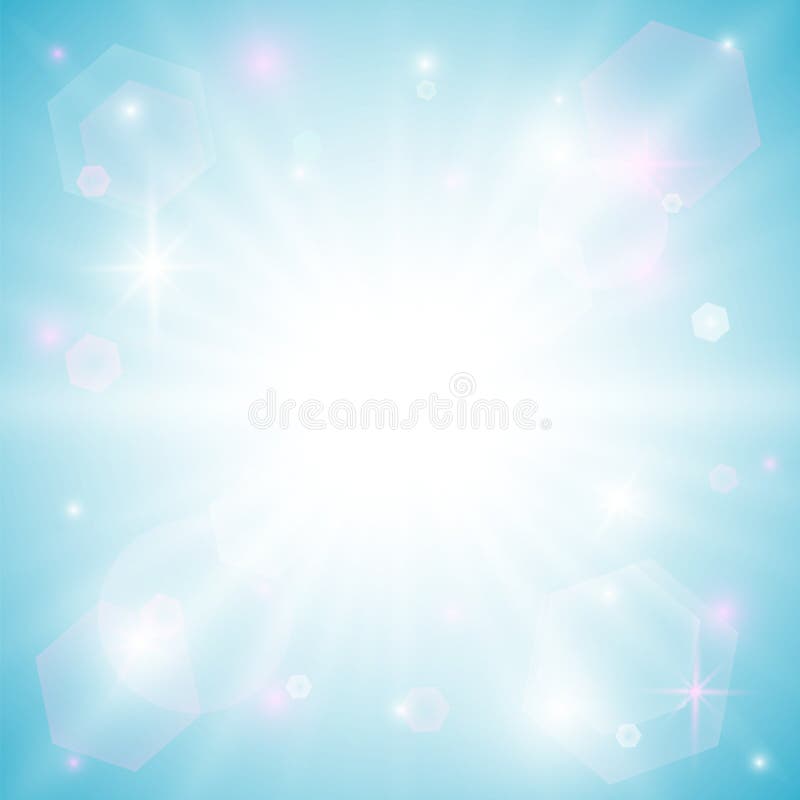 Fondo azul brillante ilustración del vector. Ilustración de verano ...