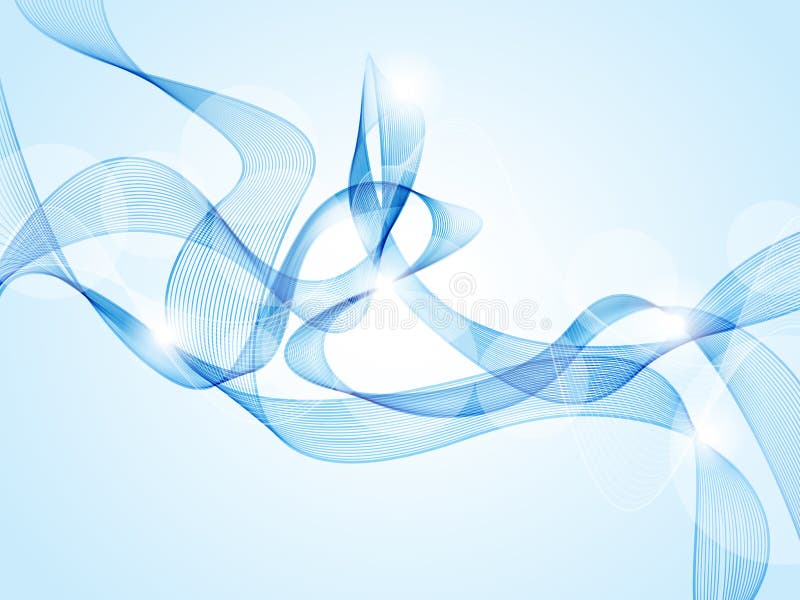 Fondo azul claro abstracto ilustración del vector. Ilustración de humo ...