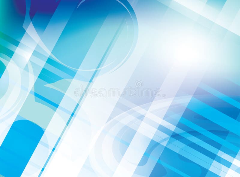 Fondo Azul Claro Abstracto Con Las Líneas - Vector Ilustración del ...