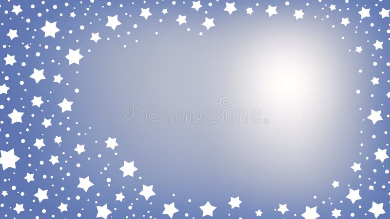 Fondo Azul Con Estrellas Blancas Stock de ilustración - Ilustración de ...