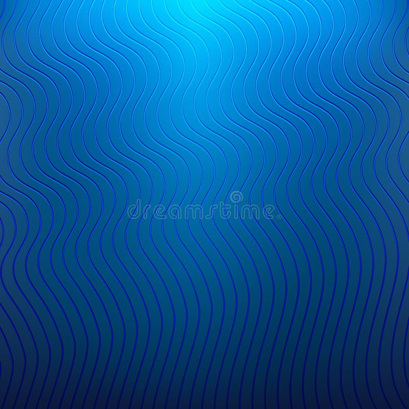 Fondo Azul Con Las Líneas Onduladas Ilustración del Vector ...