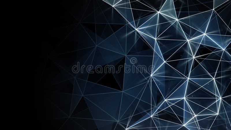 Fondo Azul De La Red Que Brilla Intensamente Stock de ilustración ...