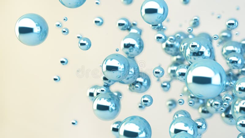 Fondo azul de las bolas stock de ilustración. Ilustración de bolas ...