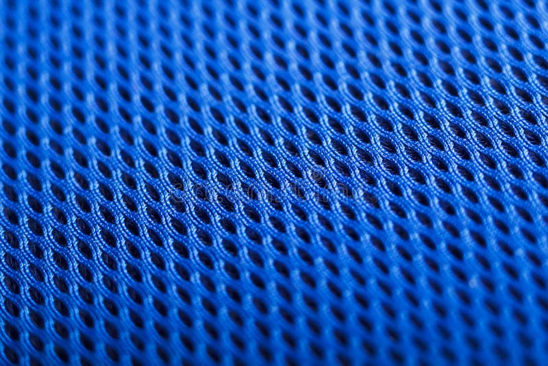 Fondo Azul. Textura De La Tela De Malla. Macro Foto de archivo - Imagen ...