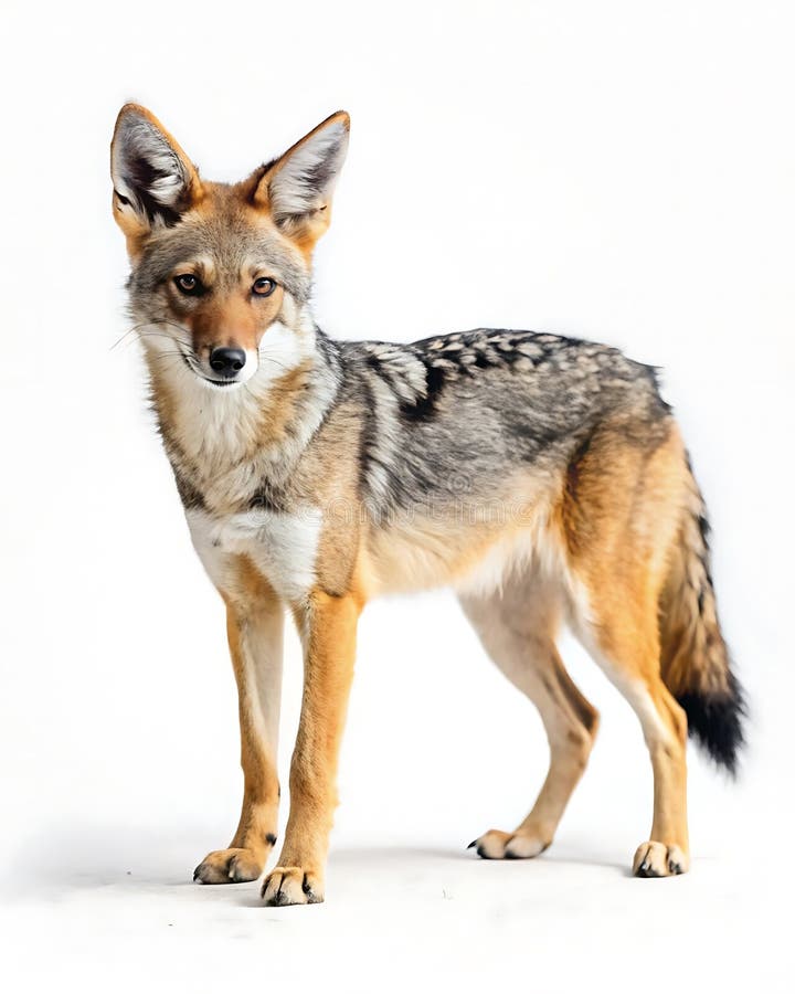 Fondo blanco chacal stock de ilustración. Ilustración de interior ...