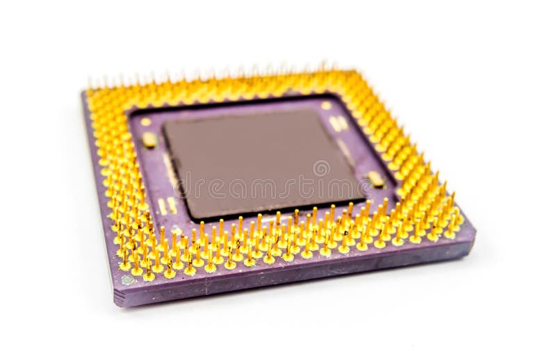 Fondo Blanco 2 De La CPU La Vieja Foto de archivo - Imagen de ordenador ...