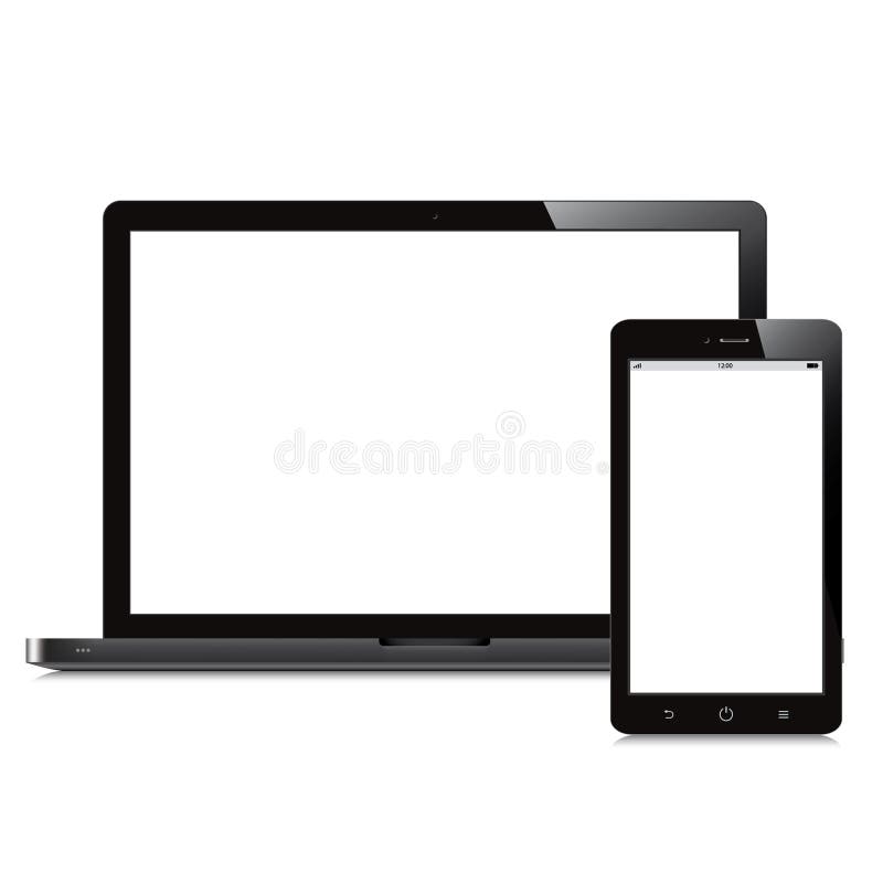 Fondo Blanco De Pantalla En Blanco Para Laptop Y Tablet Stock de ...