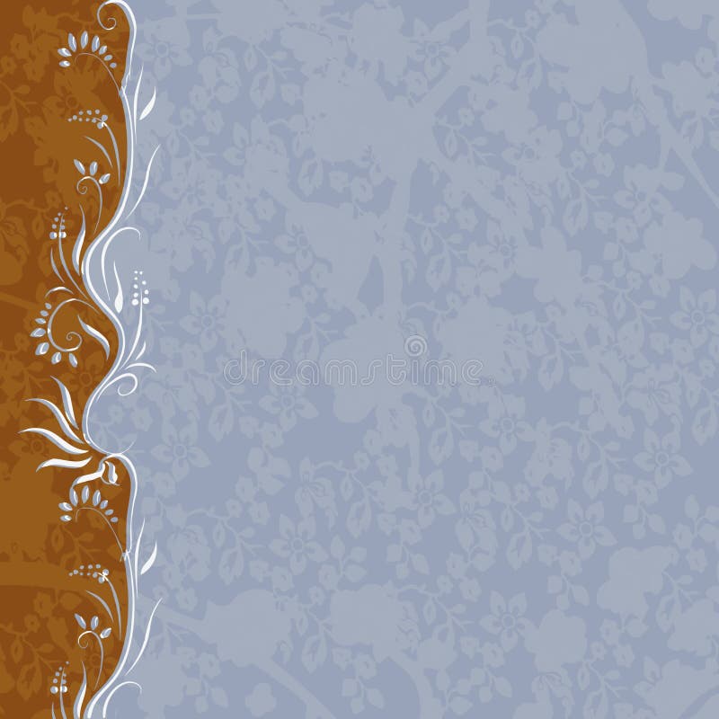 Fondo Brown-azul ilustración del vector. Ilustración de hermoso - 2595087