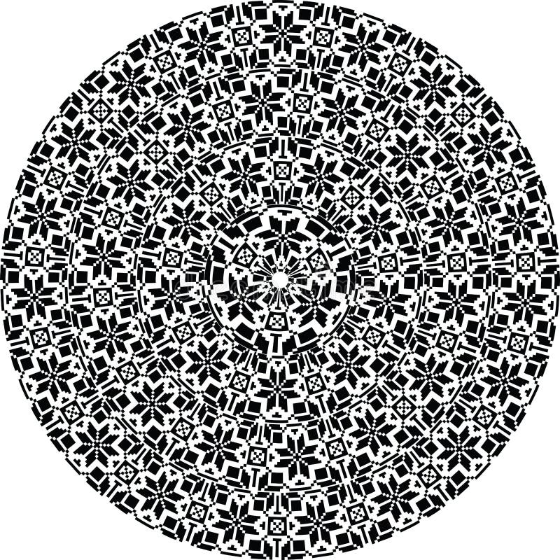 Fondo circular abstracto ilustración del vector. Ilustración de techo ...