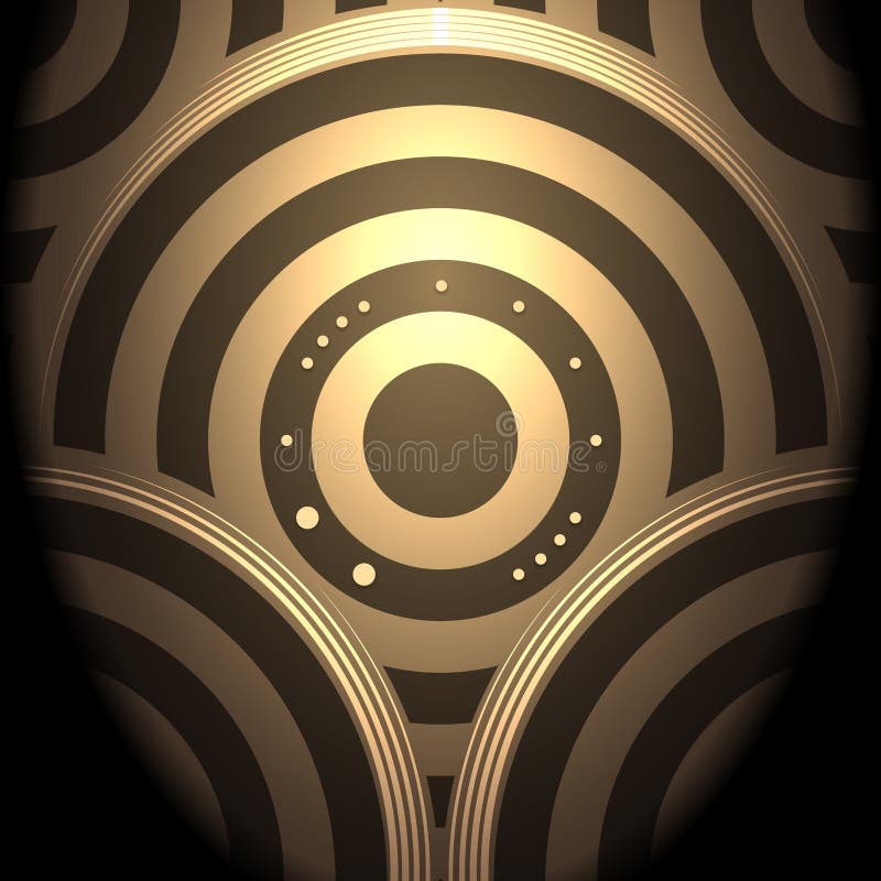 Fondo circular abstracto ilustración del vector. Ilustración de redondo ...