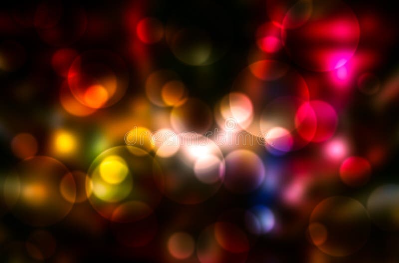 Fondo Circular Abstracto Del Bokeh Imagen de archivo - Imagen de noche ...