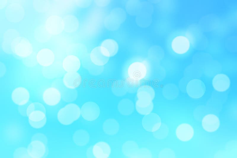 Fondo Circular Azul Abstracto Del Bokeh Stock de ilustración ...