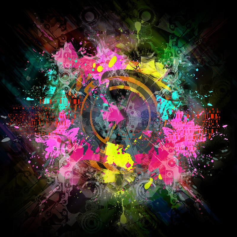 Fondo colorido stock de ilustración. Ilustración de colorido - 46448659