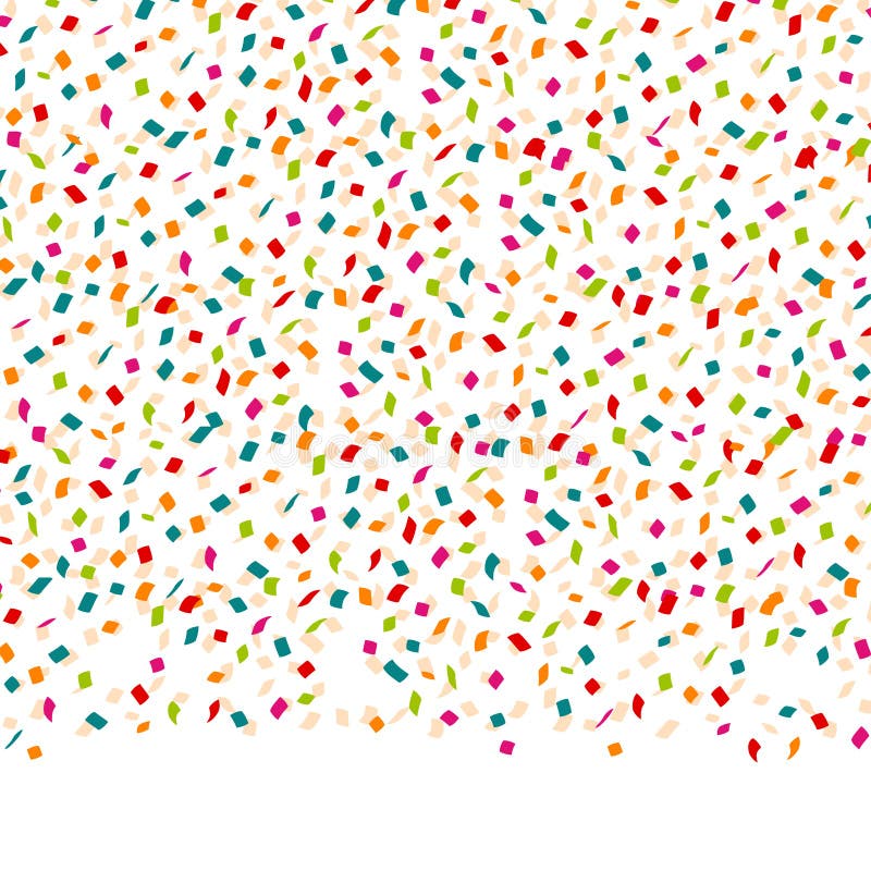 Confeti Que Cae Colorido El Top Del Modelo Se Adorna Con Confeti ...