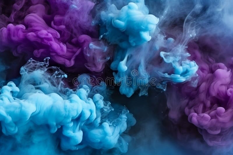 Fondo Con Humo. Ai Generativo. Stock de ilustración - Ilustración de ...