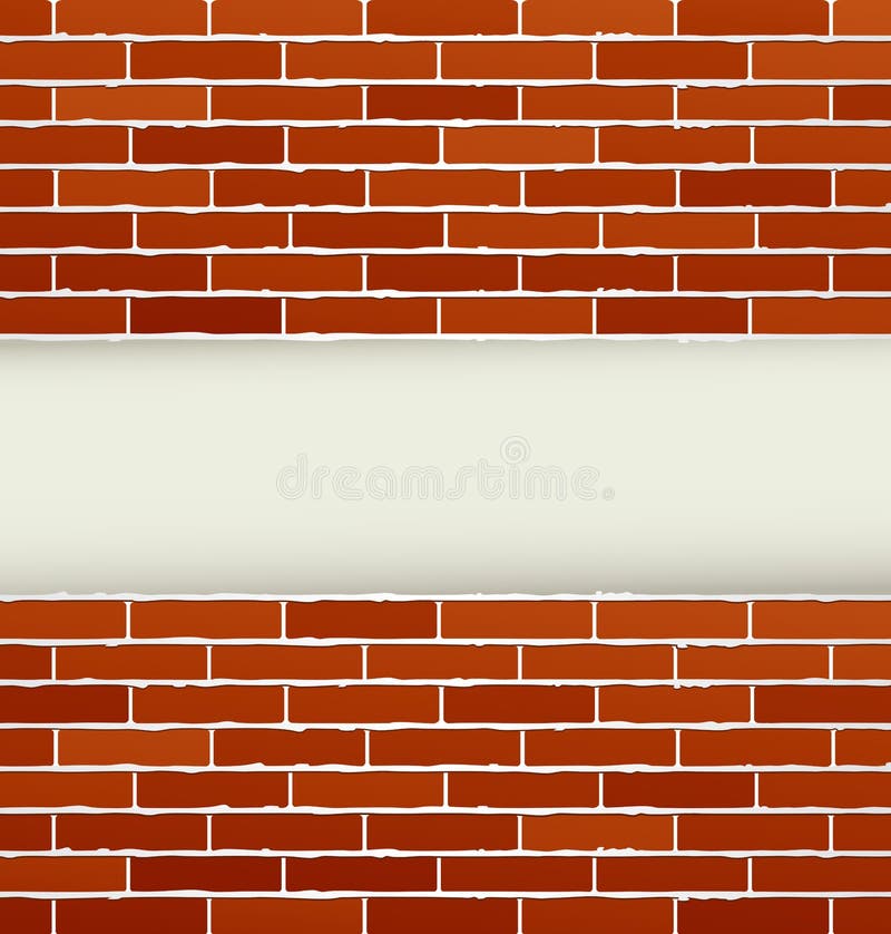 Vettore Di Logo Del Muro Di Mattoni Illustrazione Vettoriale ...