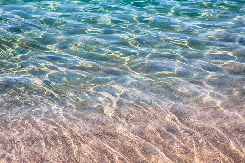 Fondo Con L'acqua Di Mare Trasparente Fotografia Stock - Immagine di ...