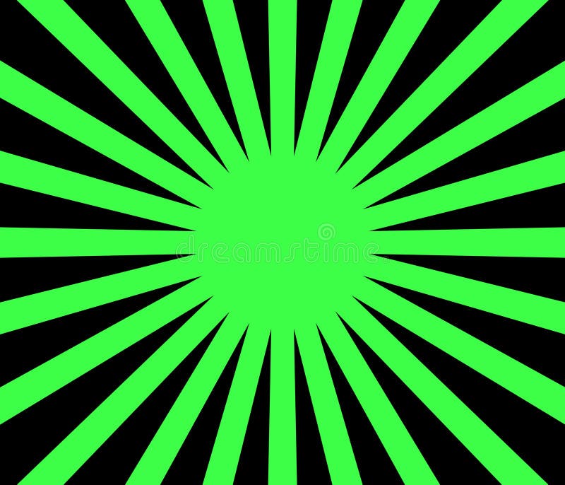 Fondo Con Los Rayos Verdes Y Negros Stock de ilustración - Ilustración ...