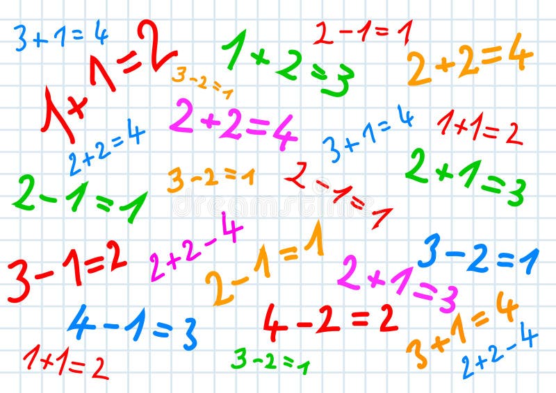 Fondo con números ilustración del vector. Ilustración de fondo - 22624423