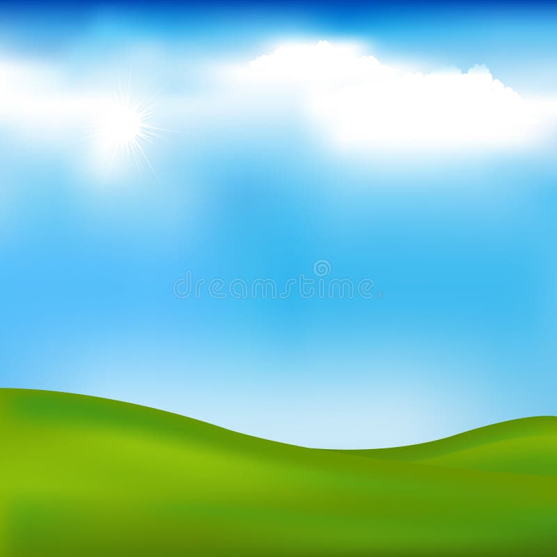 Fondo con paisaje. Vector ilustración del vector. Ilustración de ...