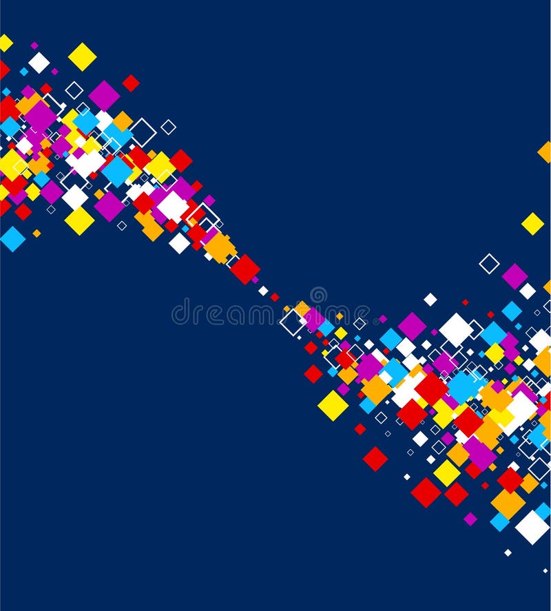 Fondo con rombos del color ilustración del vector. Ilustración de papel ...