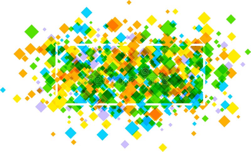 Fondo con rombos del color ilustración del vector. Ilustración de marco ...