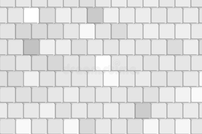 Fondo Cuadrado Gris De La Textura Del Modelo Stock de ilustración ...