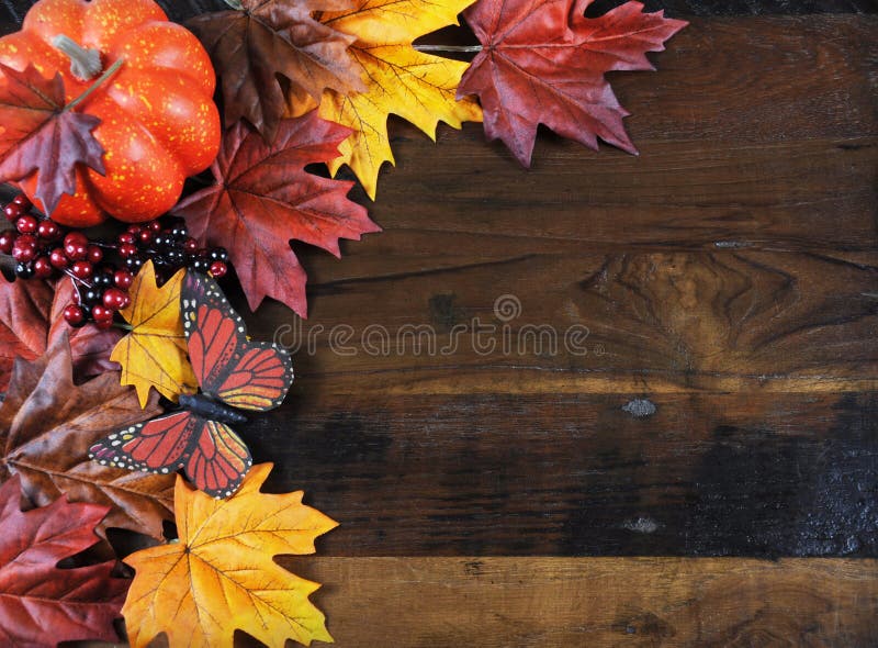 Fondo De Autumn Fall Con El Espacio De La Copia Foto de archivo ...
