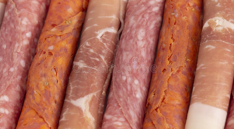 Fondo de carnes curadas foto de archivo. Imagen de sano - 133415584