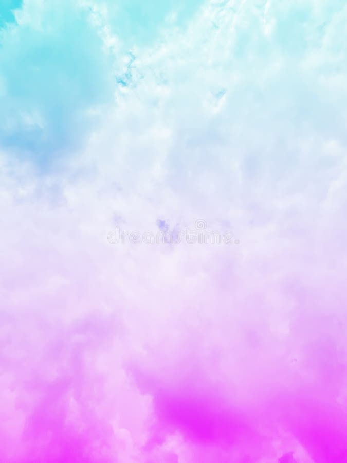 Fondo De Cielo Y Nubes Con Colores Pastel Imagen de archivo - Imagen de ...