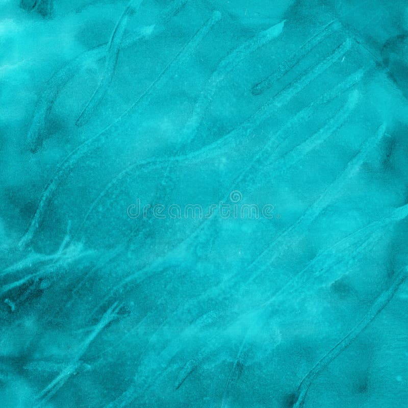 Fondo De Color Azul. Fondo De Color Turquesa Dibujado a Mano. Stock de ...