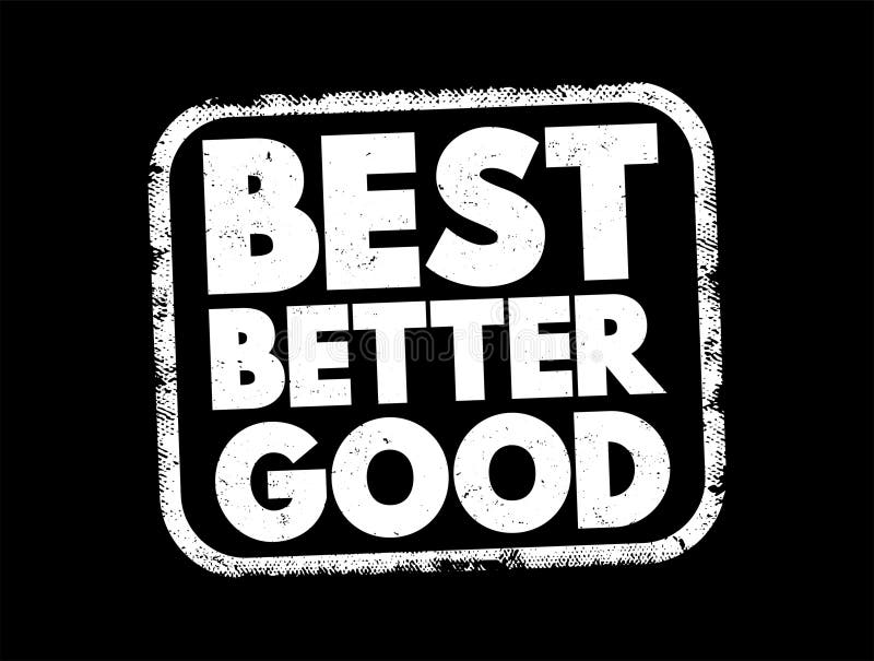 Fondo De Concepto De Marca De Texto Mejor Mejorado Stock de ilustración ...