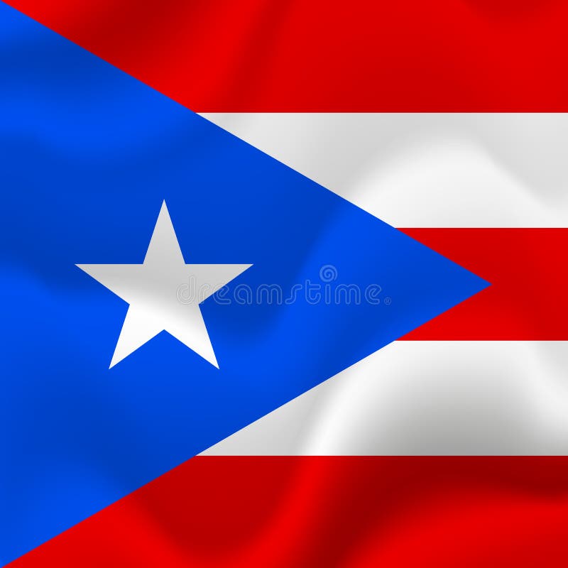 Fondo De La Bandera De Puerto Rico Vector Stock de ilustración ...