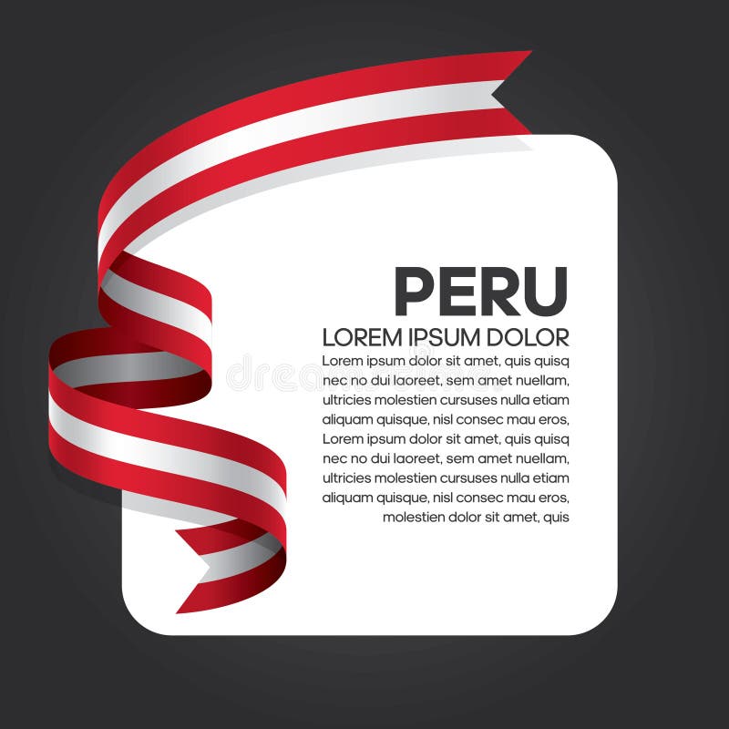 Fondo De La Bandera De Perú Stock de ilustración - Ilustración de ...