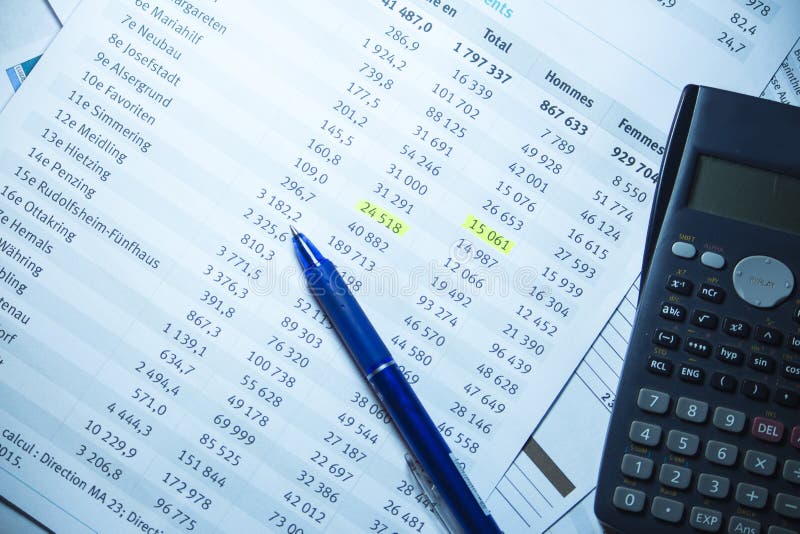 Fondo De La Contabilidad Empresarial Foto de archivo - Imagen de ...