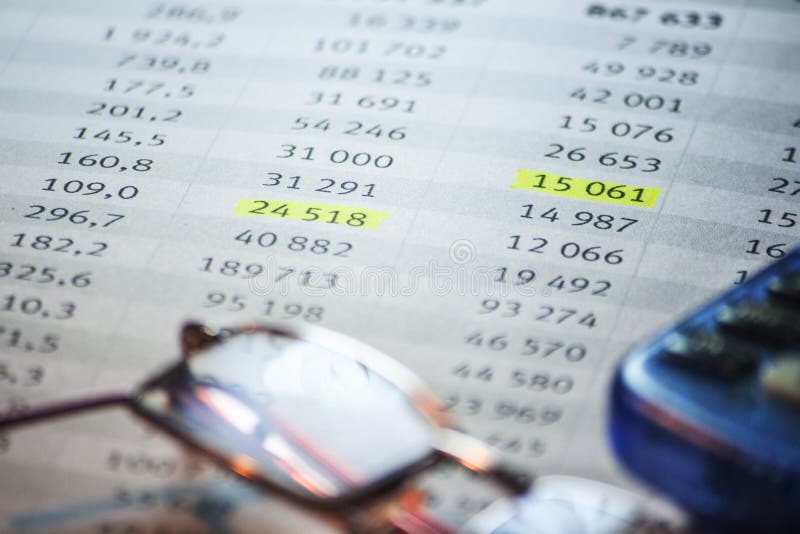 Fondo De La Contabilidad Empresarial Foto de archivo - Imagen de ...