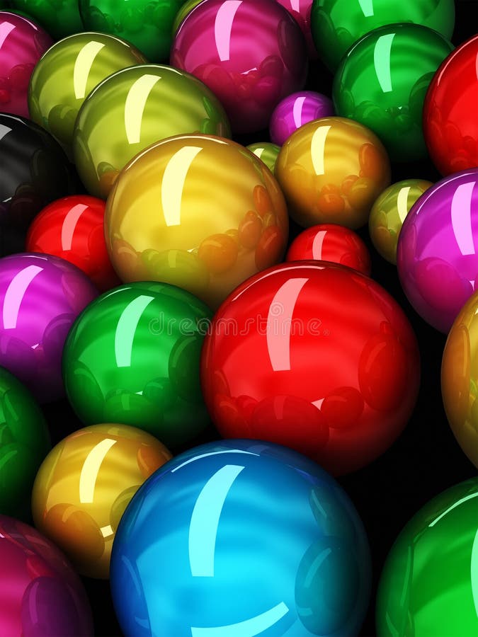 Esfera del color stock de ilustración. Ilustración de anaranjado - 5483543